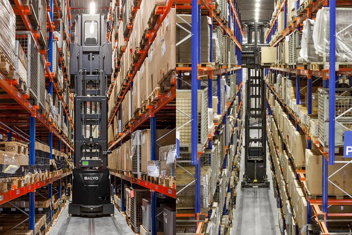 VEENY, Robotic VNA Turret Truck, AGV/AMR | BALYO