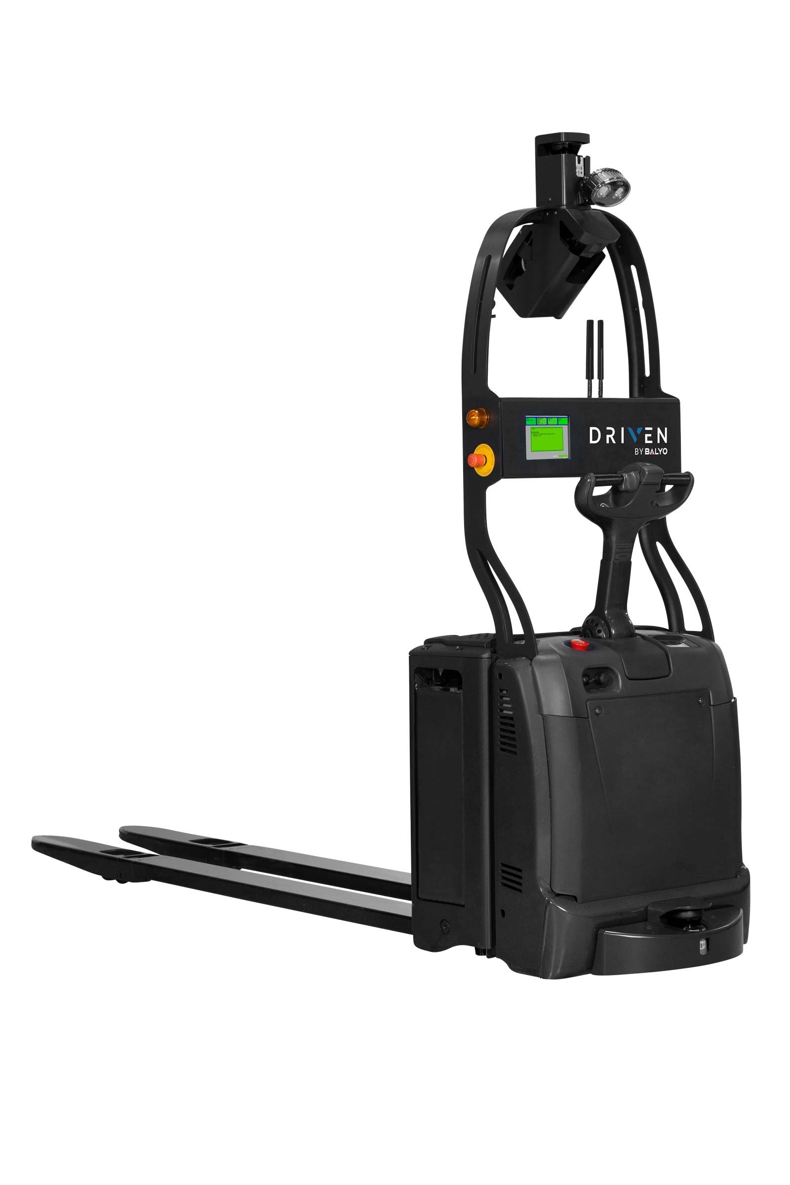 Automated pallet transfer with robots (AGV-AMR) | BALYO