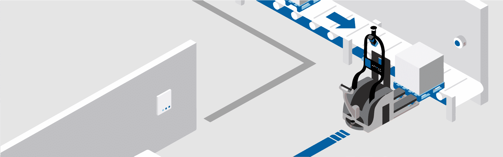 Automated pallet transfer with robots (AGV-AMR) | BALYO